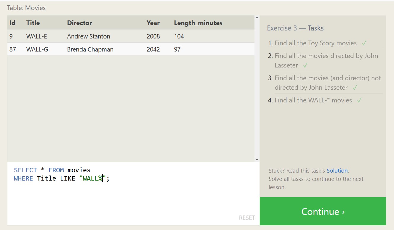 Sql And Relational Databases Reading Notes