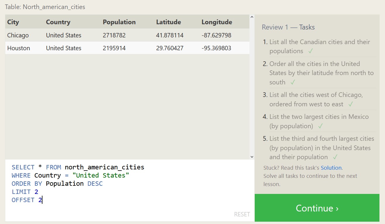Sql And Relational Databases Reading Notes